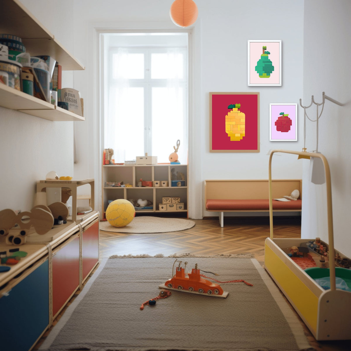 Duplo Block Abstract Kid's Posters – studio huske